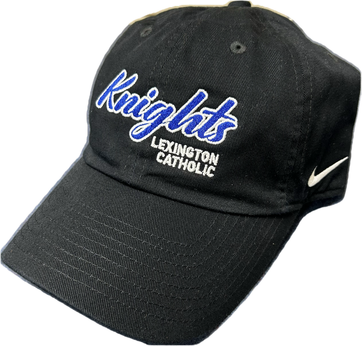 Nike Knights Cursive Hat BLACK – LC Knights Kastle