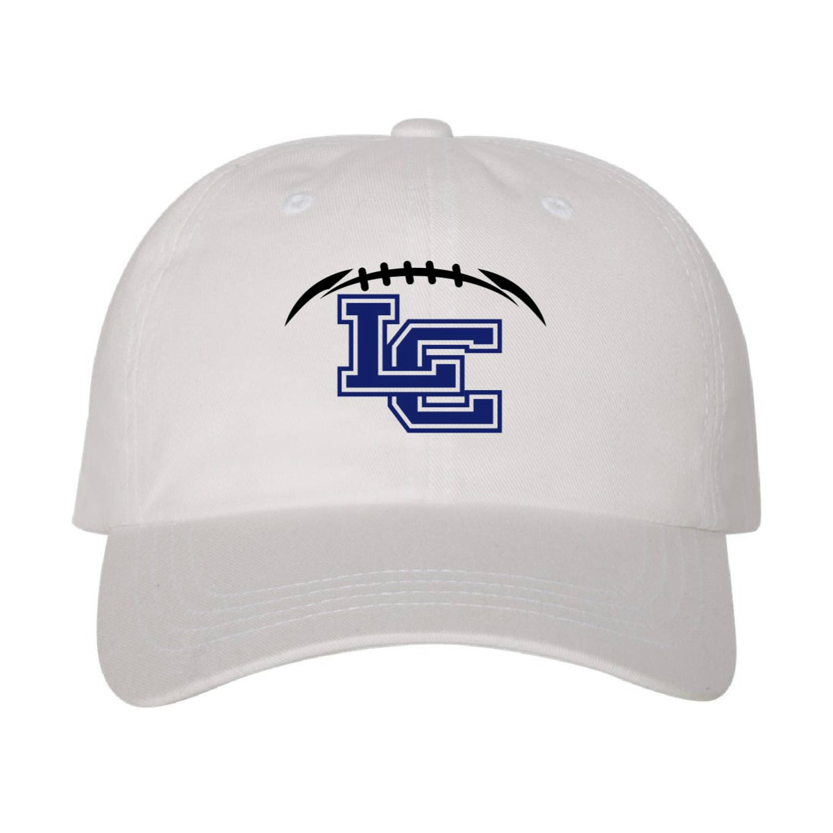 LC Football Embroidery - Yuppong Relaxed Cap - White – LC Knights Kastle